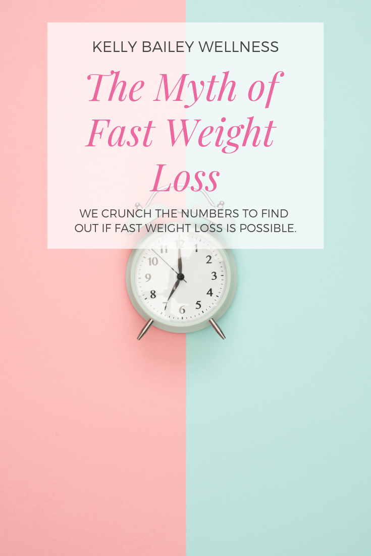 Lose 11 pounds in 2 days? The Myth of Fast Weight Loss — Kelly Bailey ...