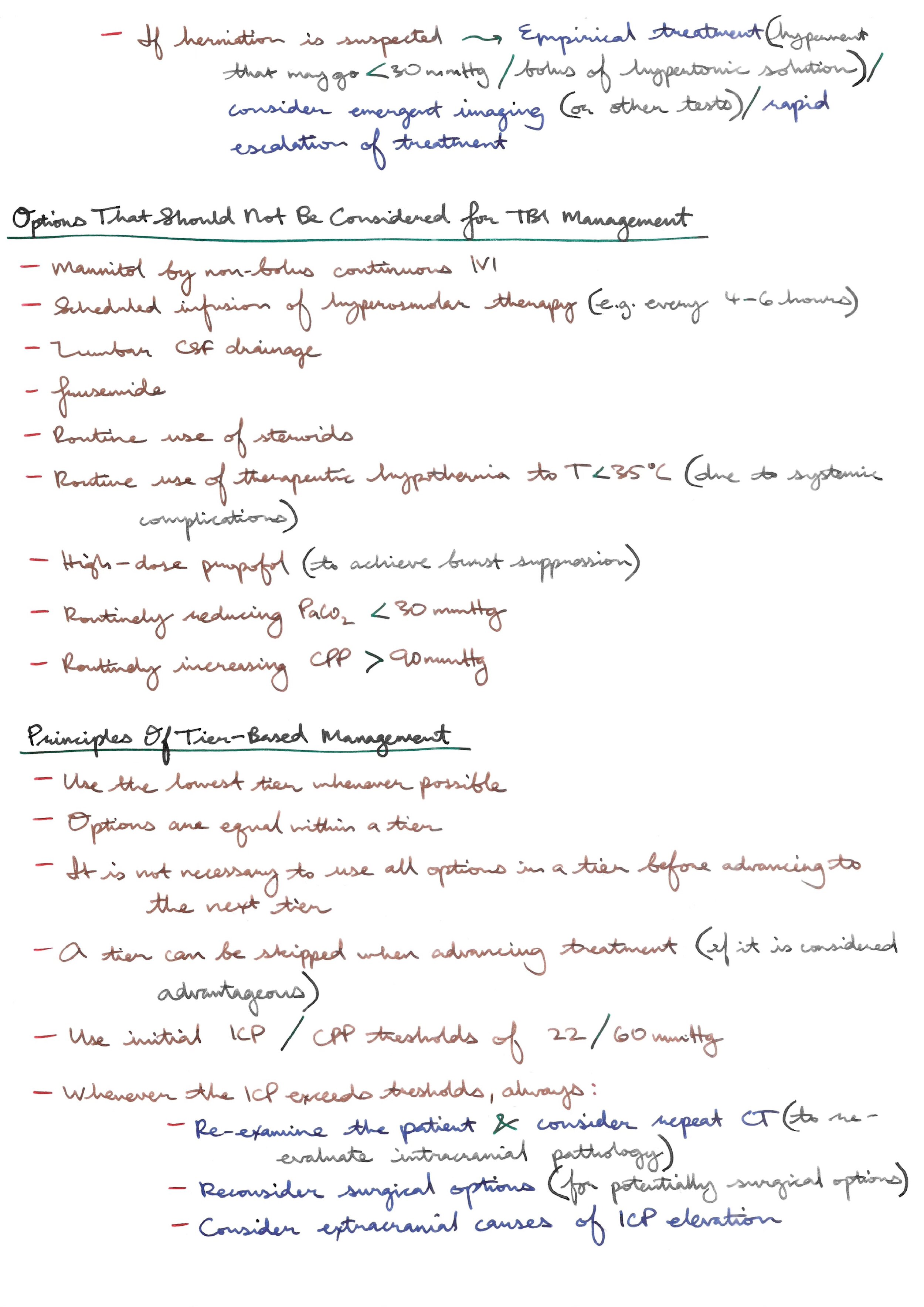 Tier-Based Management Of Raised ICP (2019) — ANAKAYUB's Notes