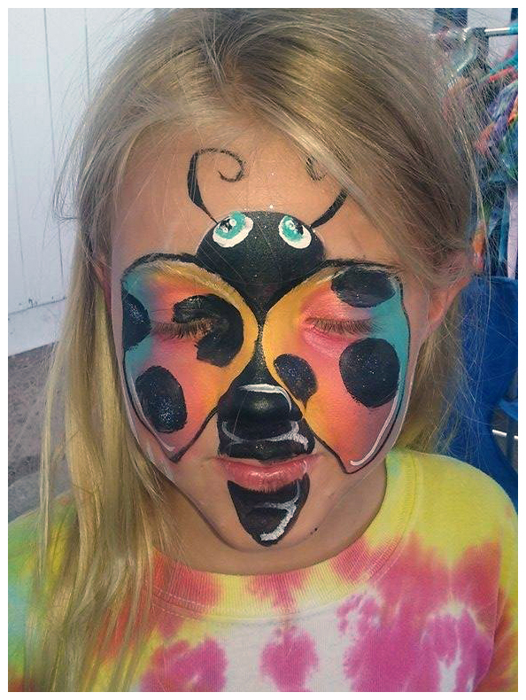 Ladybug Face Painting Ideas