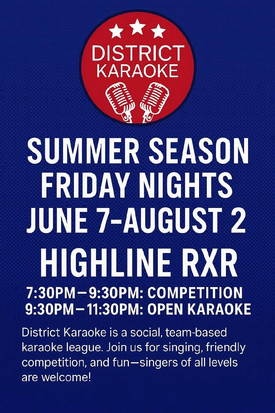 Upcoming Events — Highline RxR | Crystal City | Beer Hall