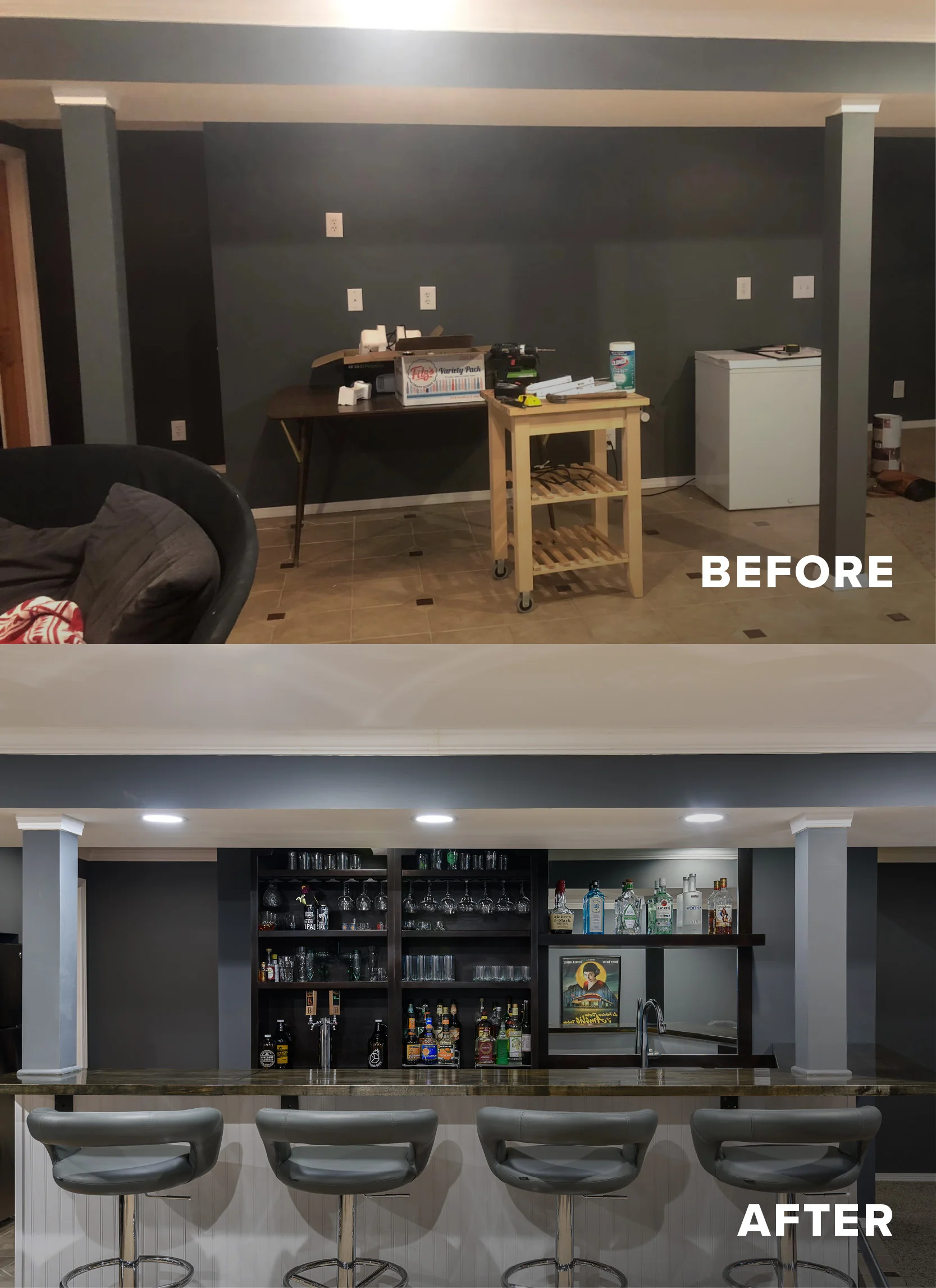 Senate Street Basement — LU Design Build