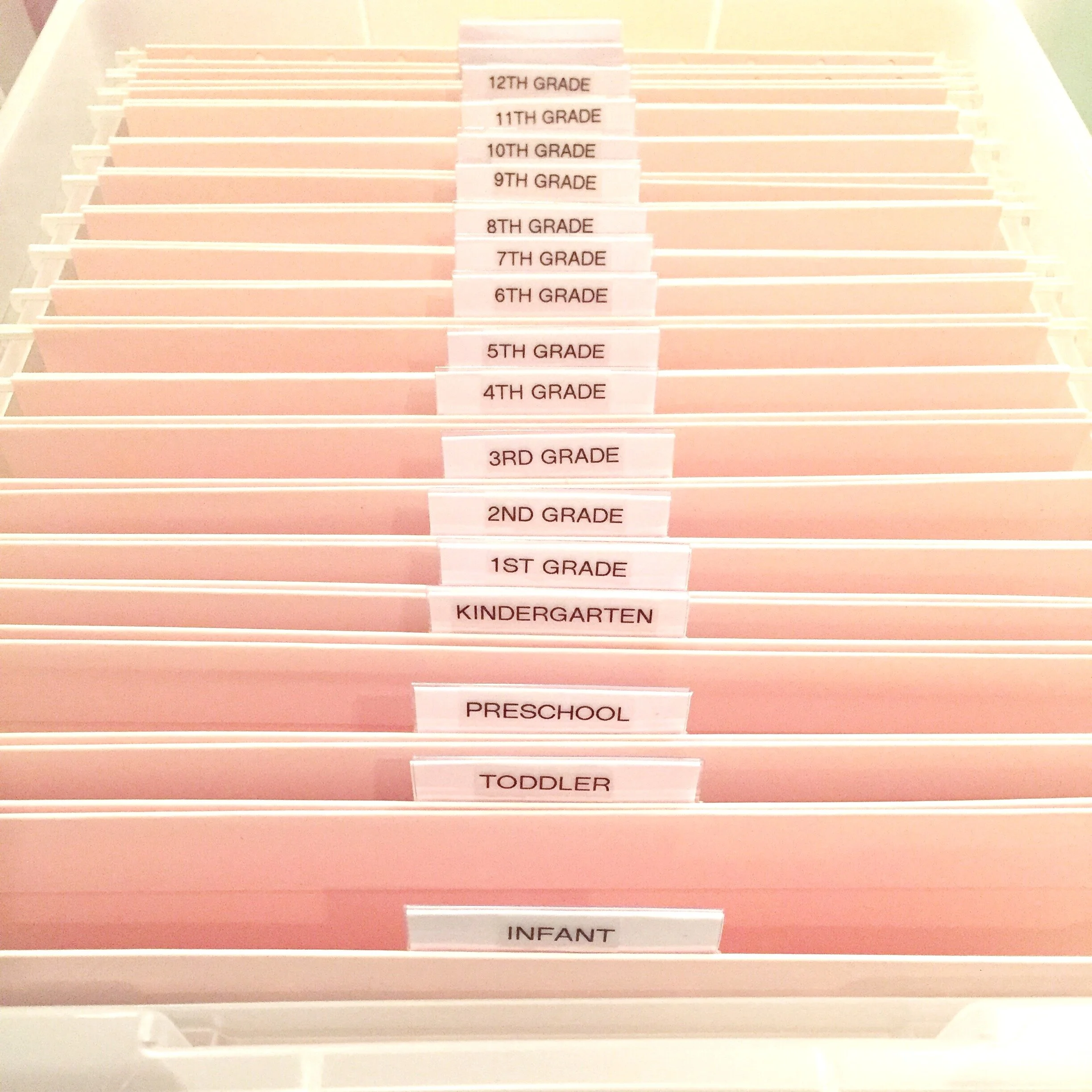 How to Create A Kid's Keepsake File Box — Libby and Labels