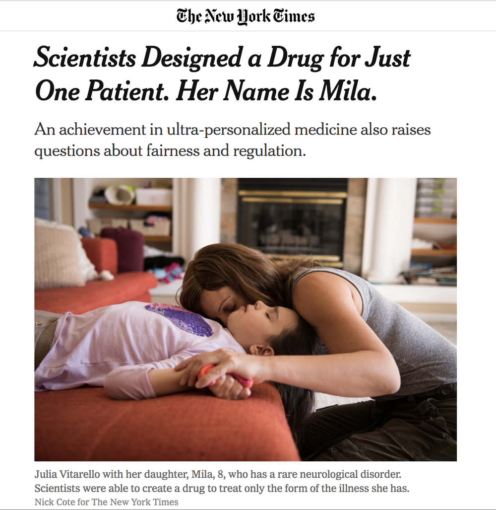 Milasen — Mila's Miracle Foundation