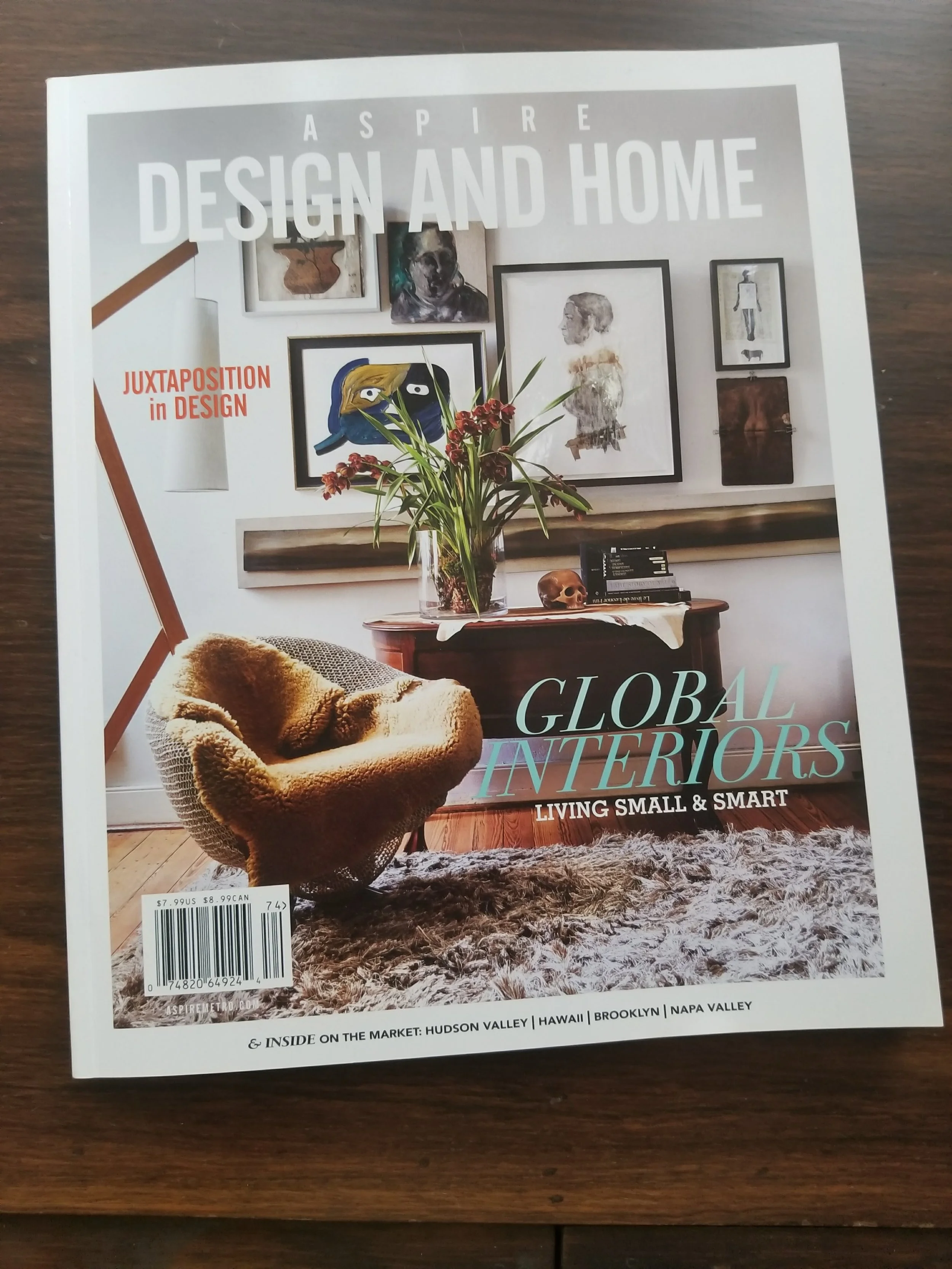 Magazine Cover On Table