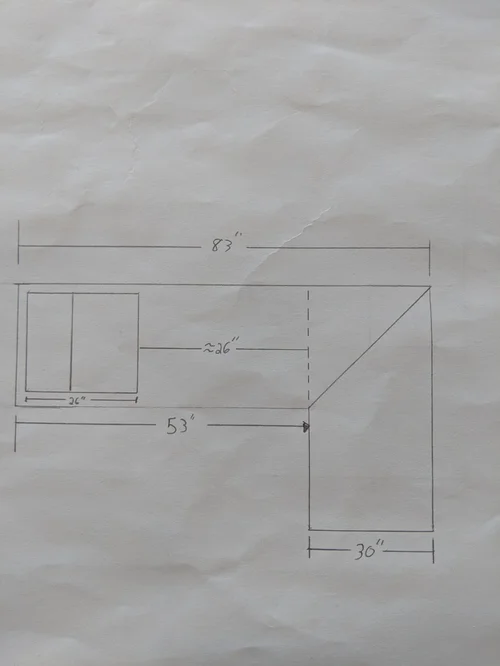 Custom Corner Office Desk — VanVleet Woodworking