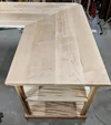 Custom Corner Office Desk — Atlanta Fine Woodworking
