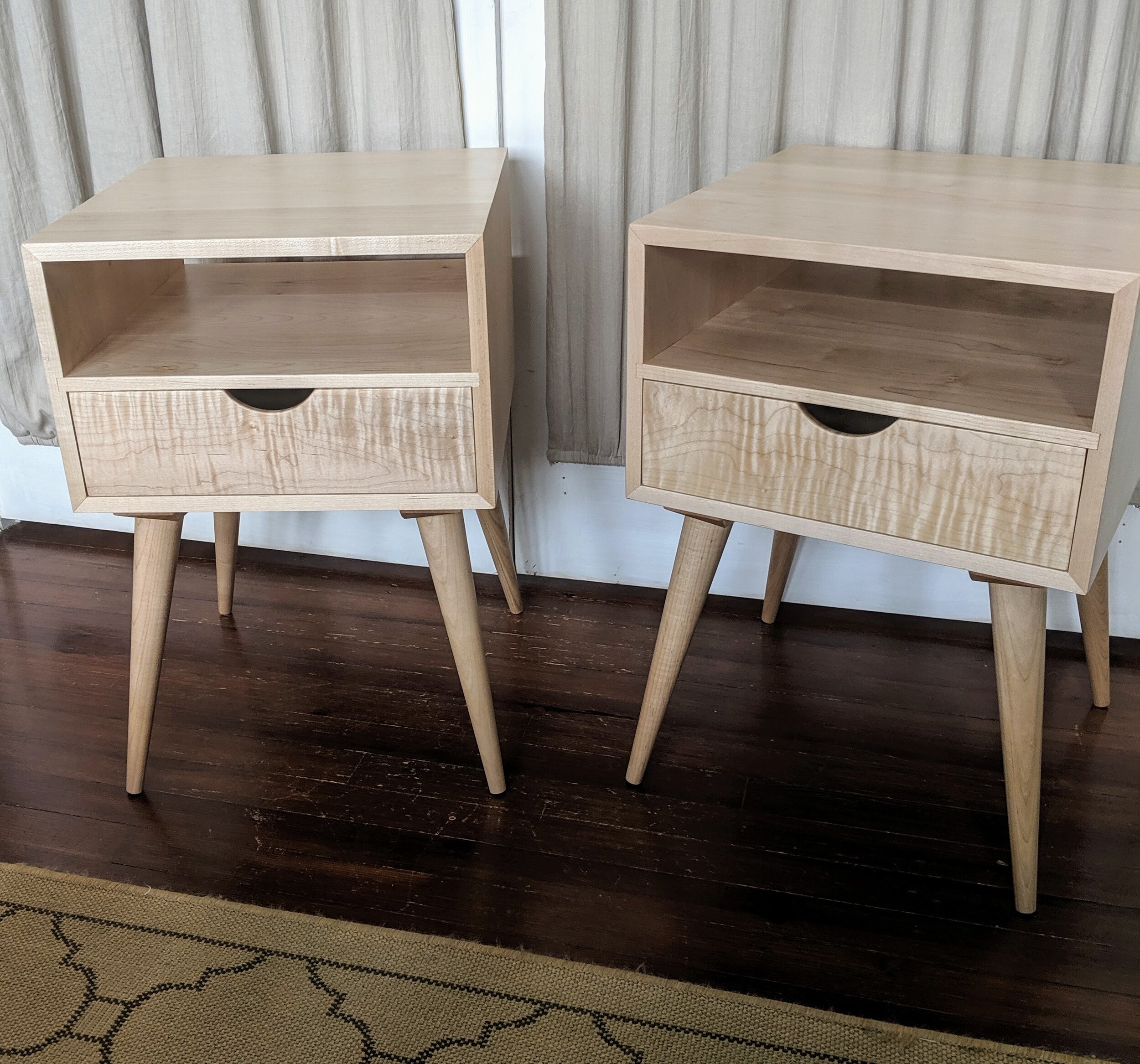 Mid Century Modern Side Tables — VanVleet Woodworking