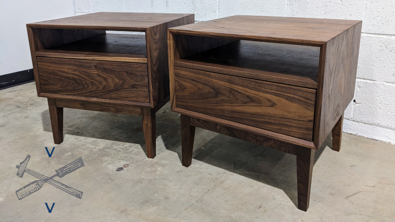 Walnut Nightstands - Full Build — VanVleet Woodworking