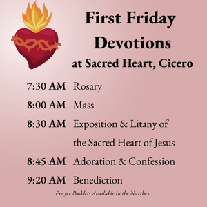 Mass Times — Sacred Heart Catholic Church