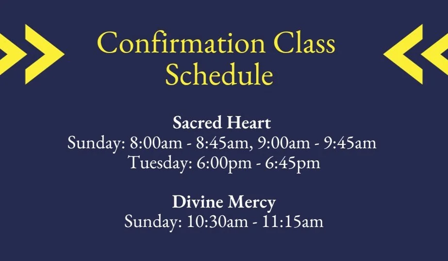 Confirmation — Sacred Heart Catholic Church