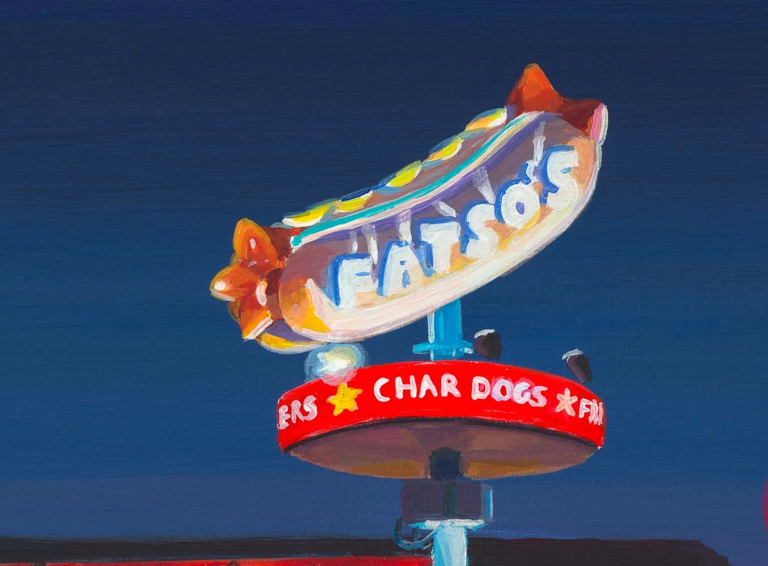 "Fatso's Last Stand - Lincoln Park" Limited Edition Print — JULIA HAGEN