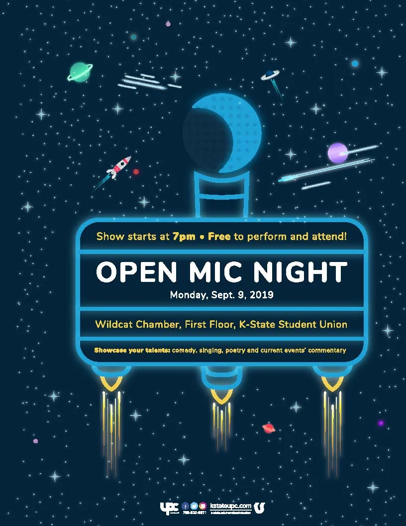 Open Mic Night — K-State Student Union Program Council