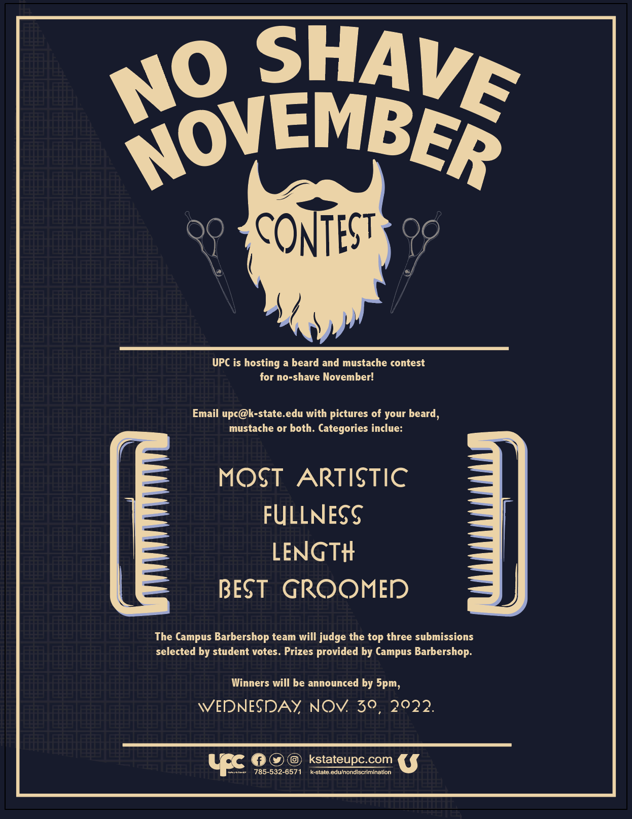 No Shave November Poster