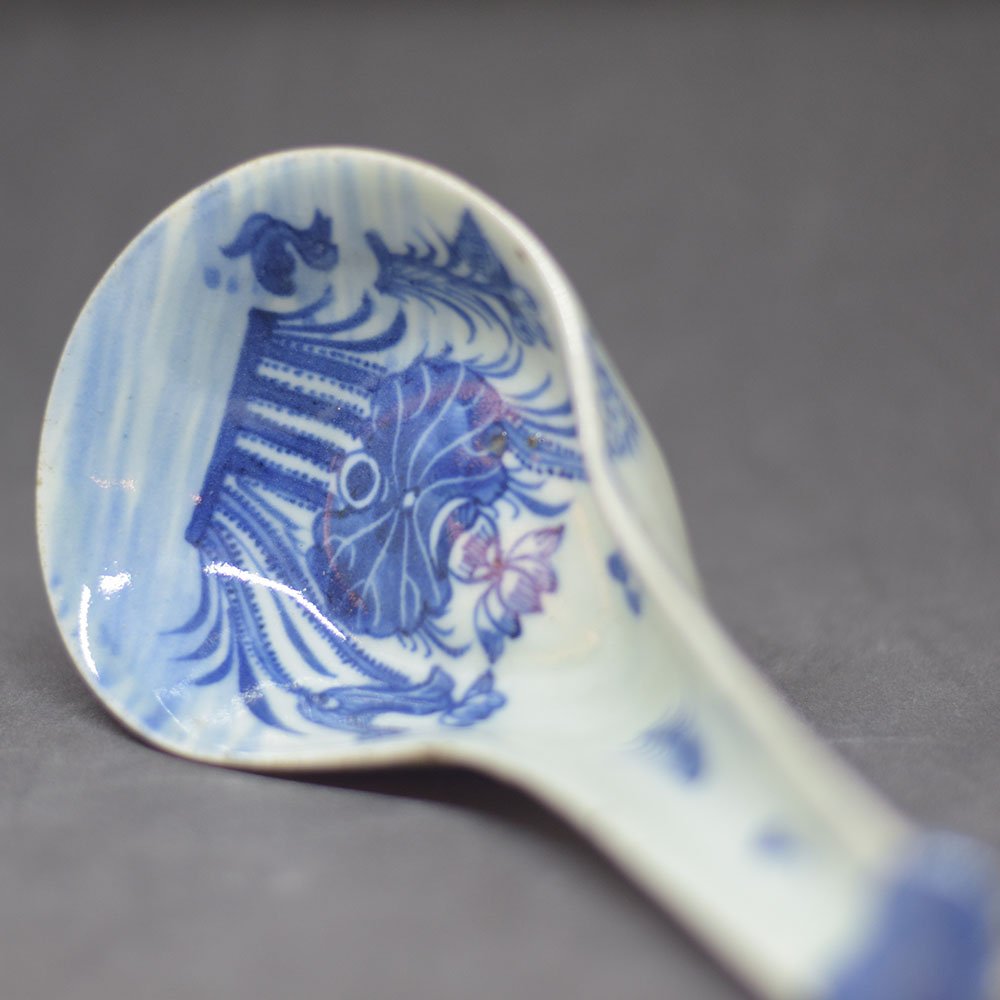 Blue and White Porcelain Spoon/Ladle (Qing Dynasty) — East Inspirations ...
