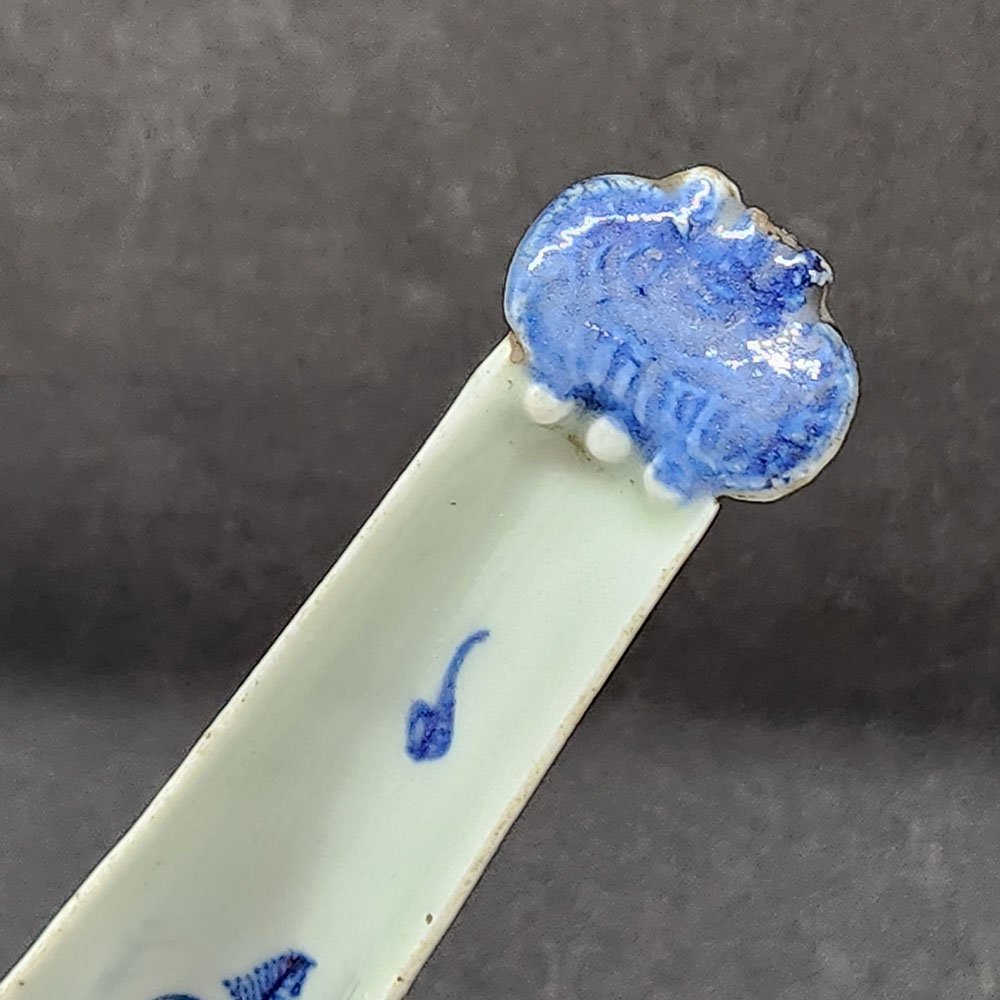 Blue and White Porcelain Spoon/Ladle (Qing Dynasty) — East Inspirations ...