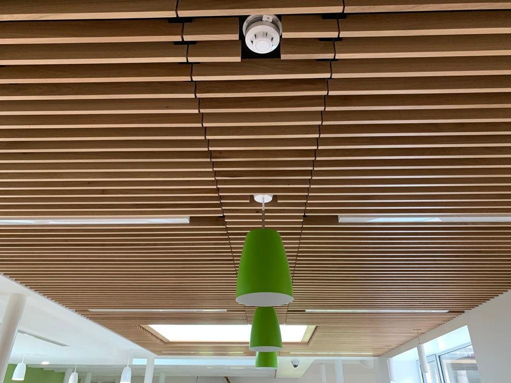 Harmony Slatted Modular Wall & Ceiling Panels | London Wall