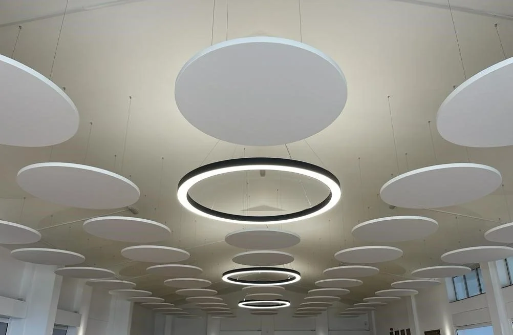 Comfort Fabric Ceiling Rafts | London Wall