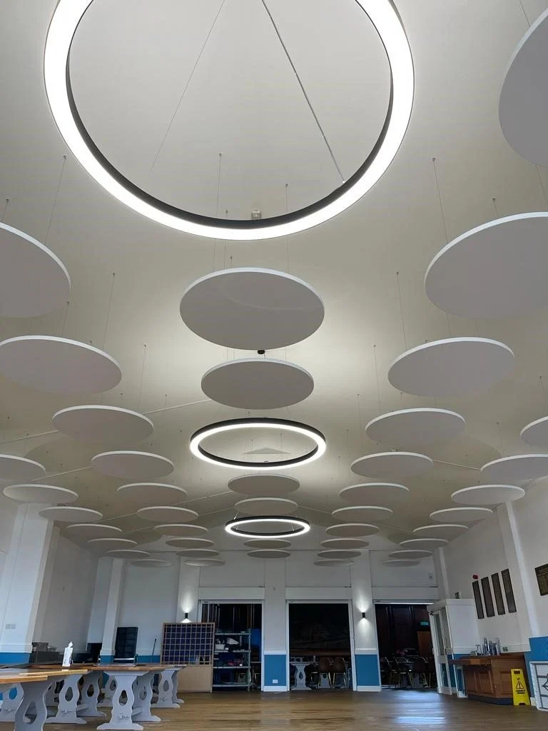 Comfort Fabric Ceiling Rafts | London Wall