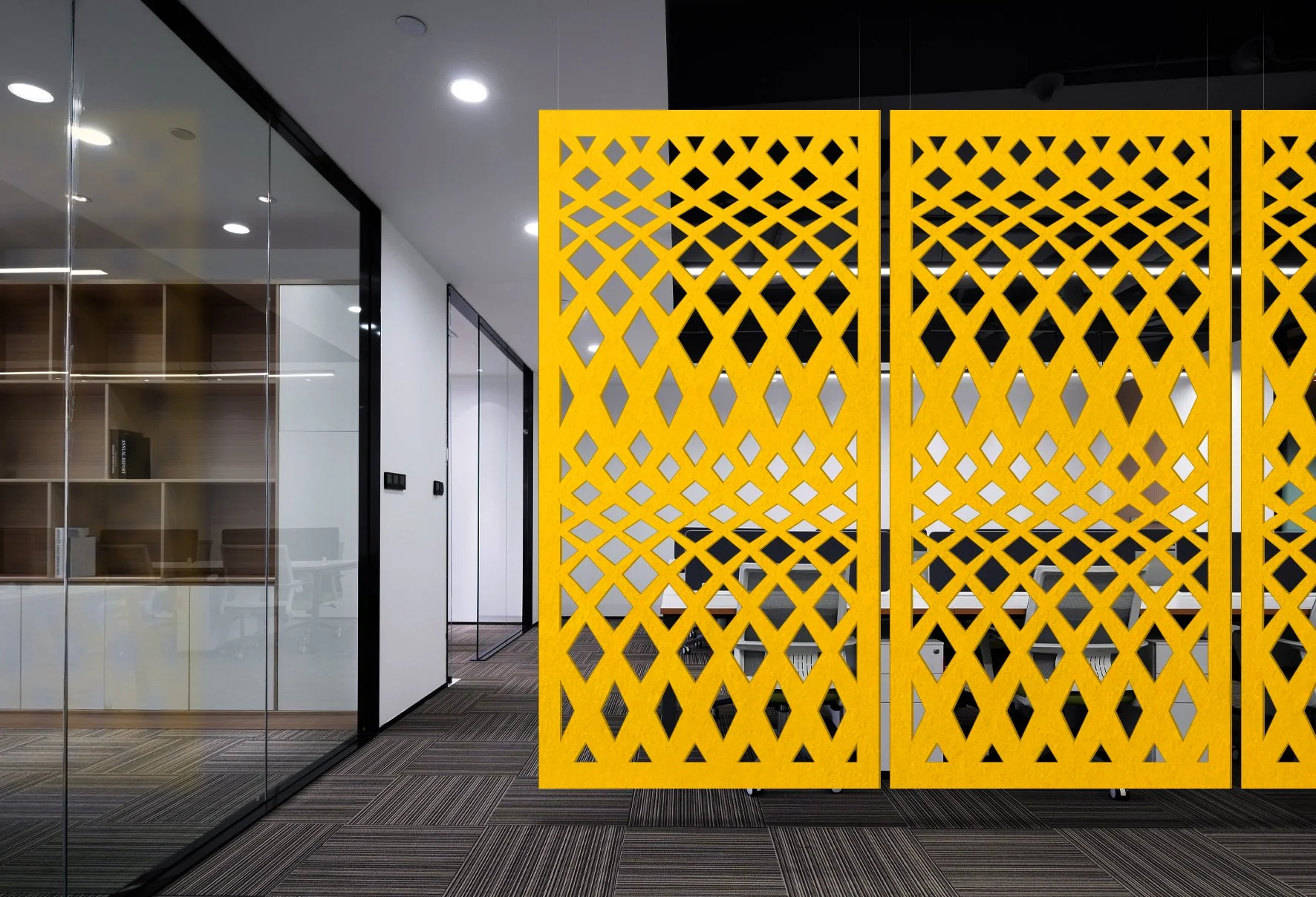 Serenity Eco AIR Polyester Acoustic Screens | London Wall