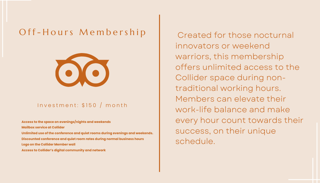 A Passion for Community: Coworking at Collider — Collider