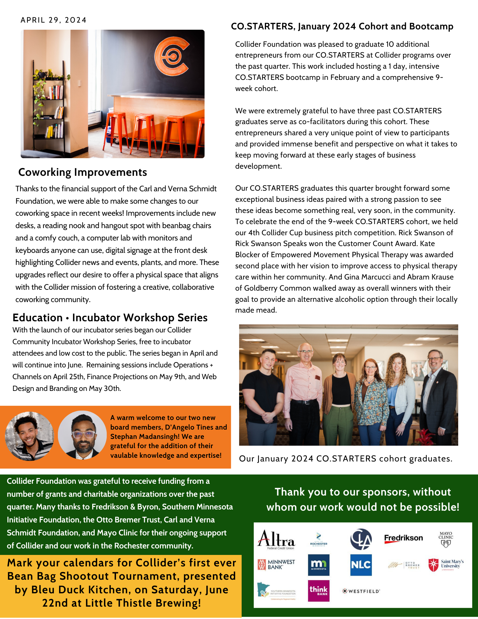 Collider Foundation Q1 Quarterly Report — Collider