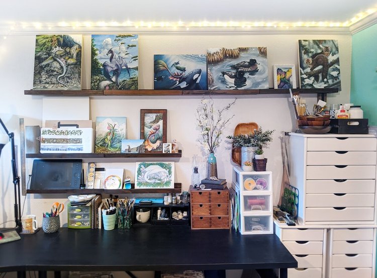 Expert Tips for Creating the Ultimate Home Art Studio — Art of Katie ...