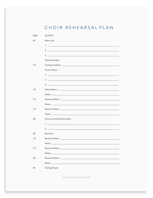 10 Secrets for Running a Successful Choir Rehearsal | Ashley Danyew