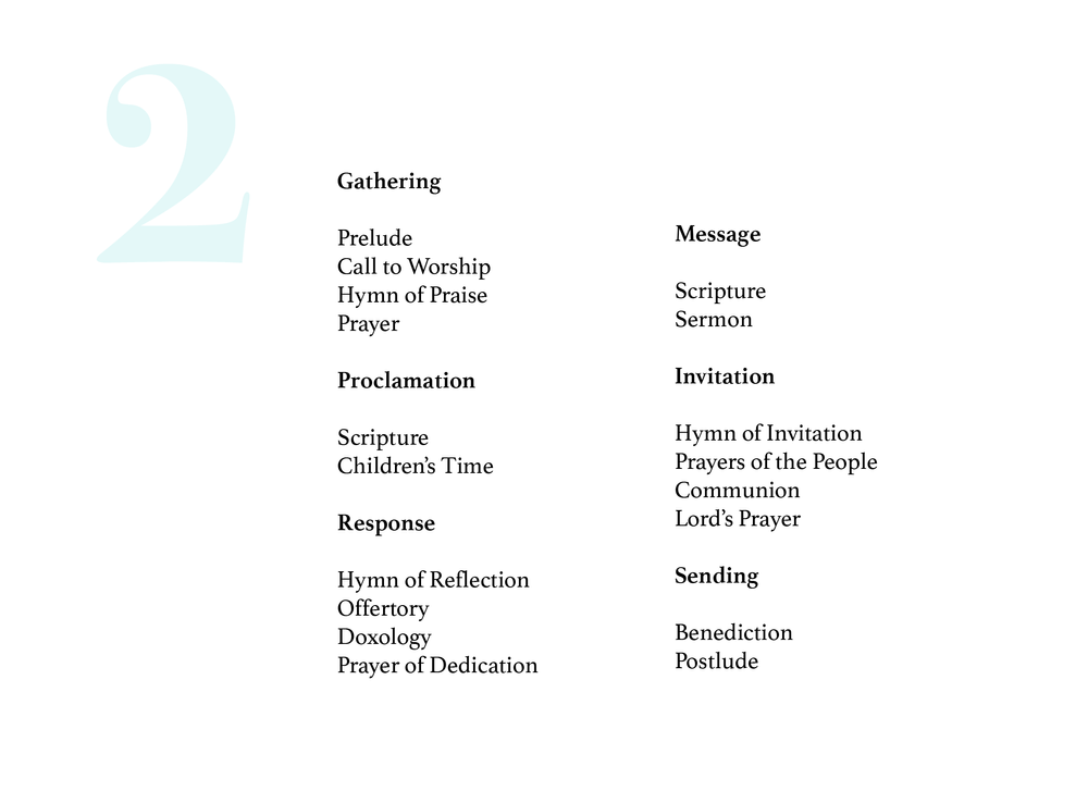 5 Creative Worship Order Templates | Ashley Danyew