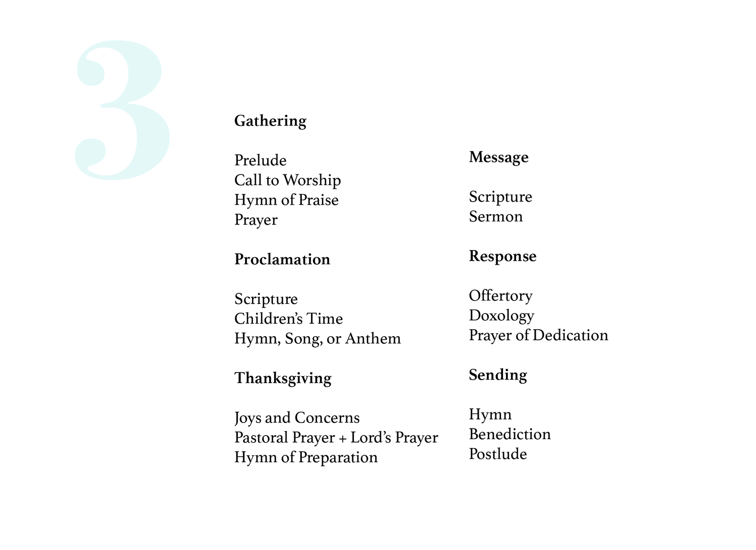 5 Creative Worship Order Templates | Ashley Danyew