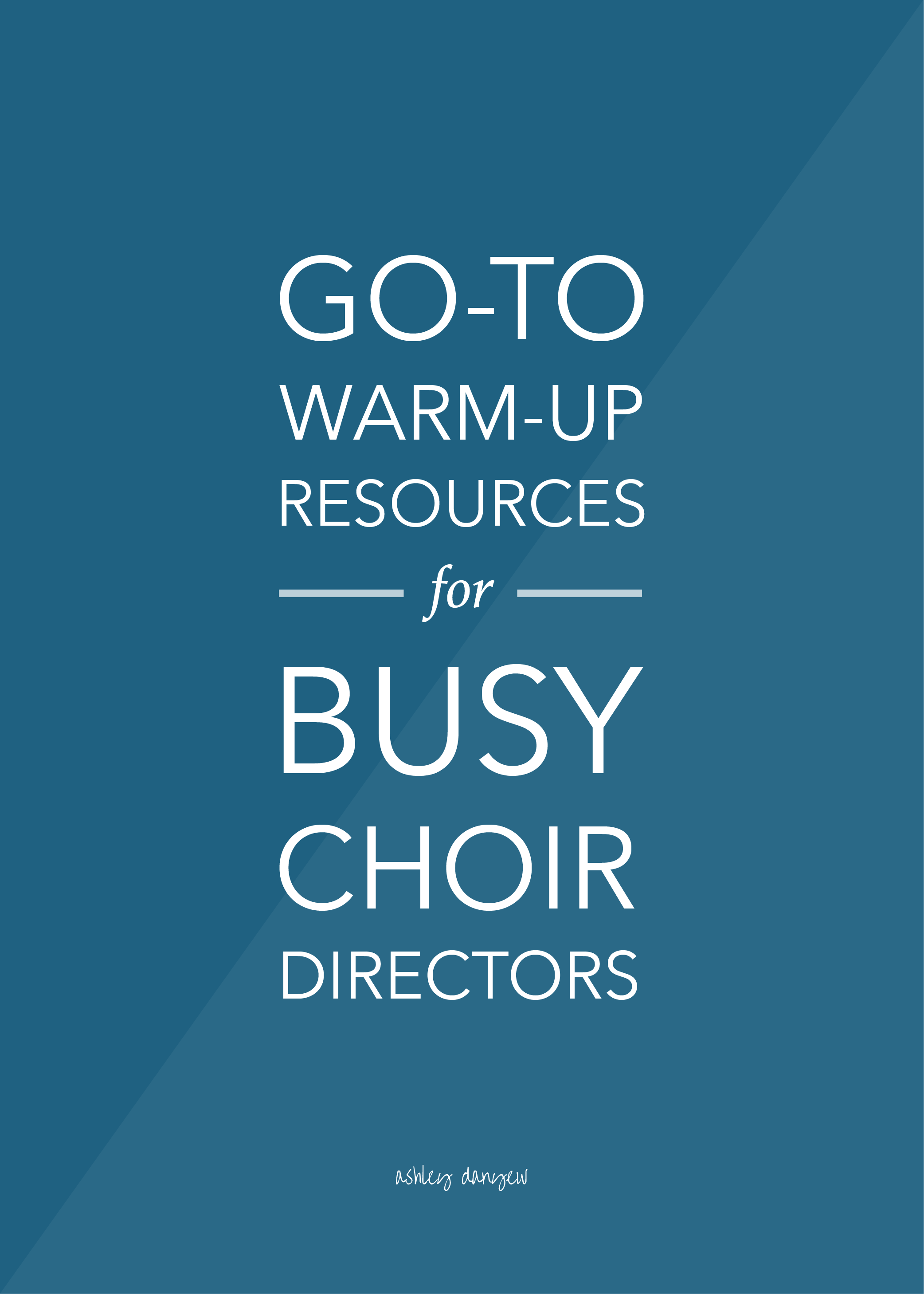 The Ultimate Guide to Children's Choir Warm-Ups | Ashley Danyew