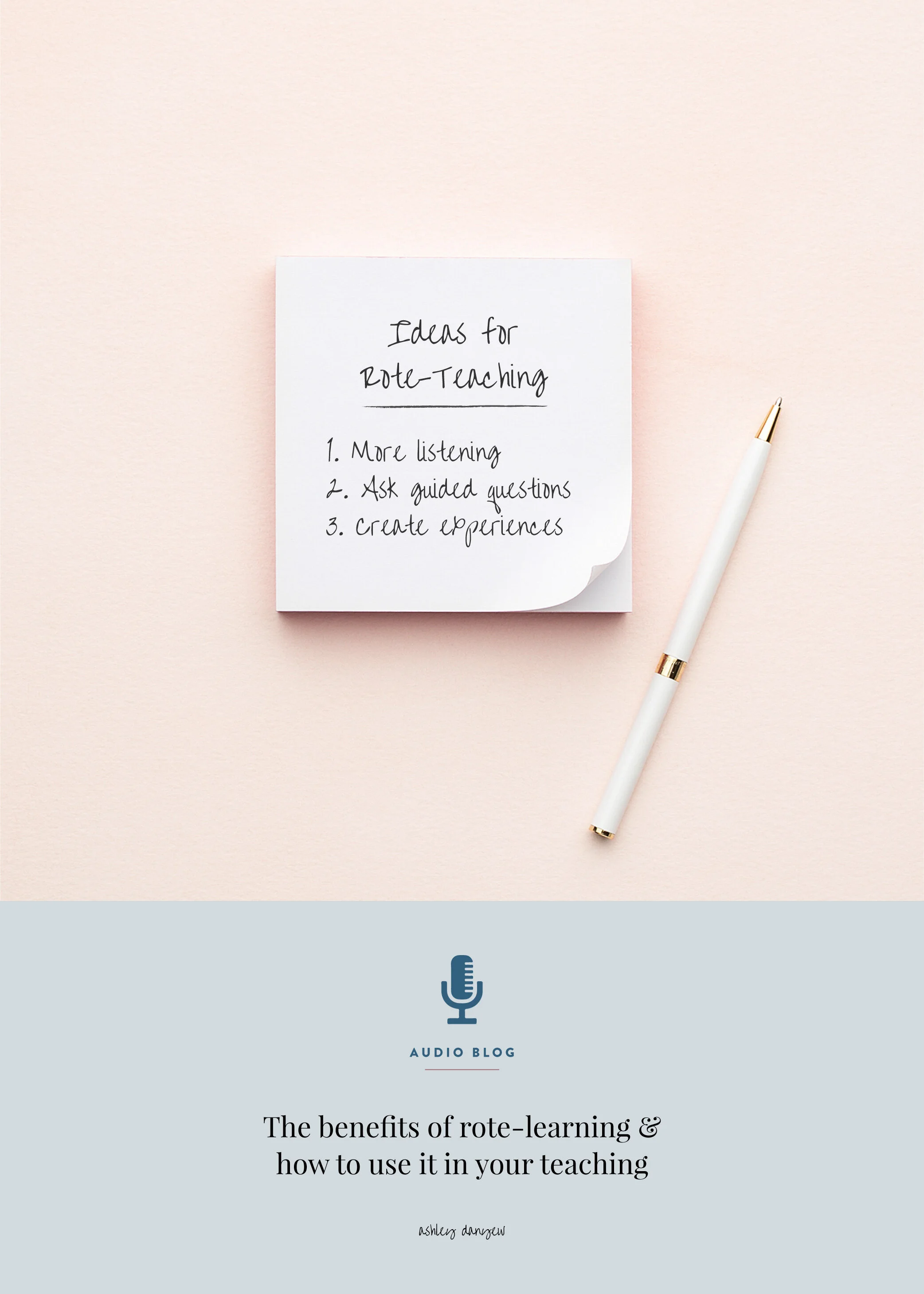 The Benefits of Rote-Learning & How to Use it in Your Teaching | Ashley ...