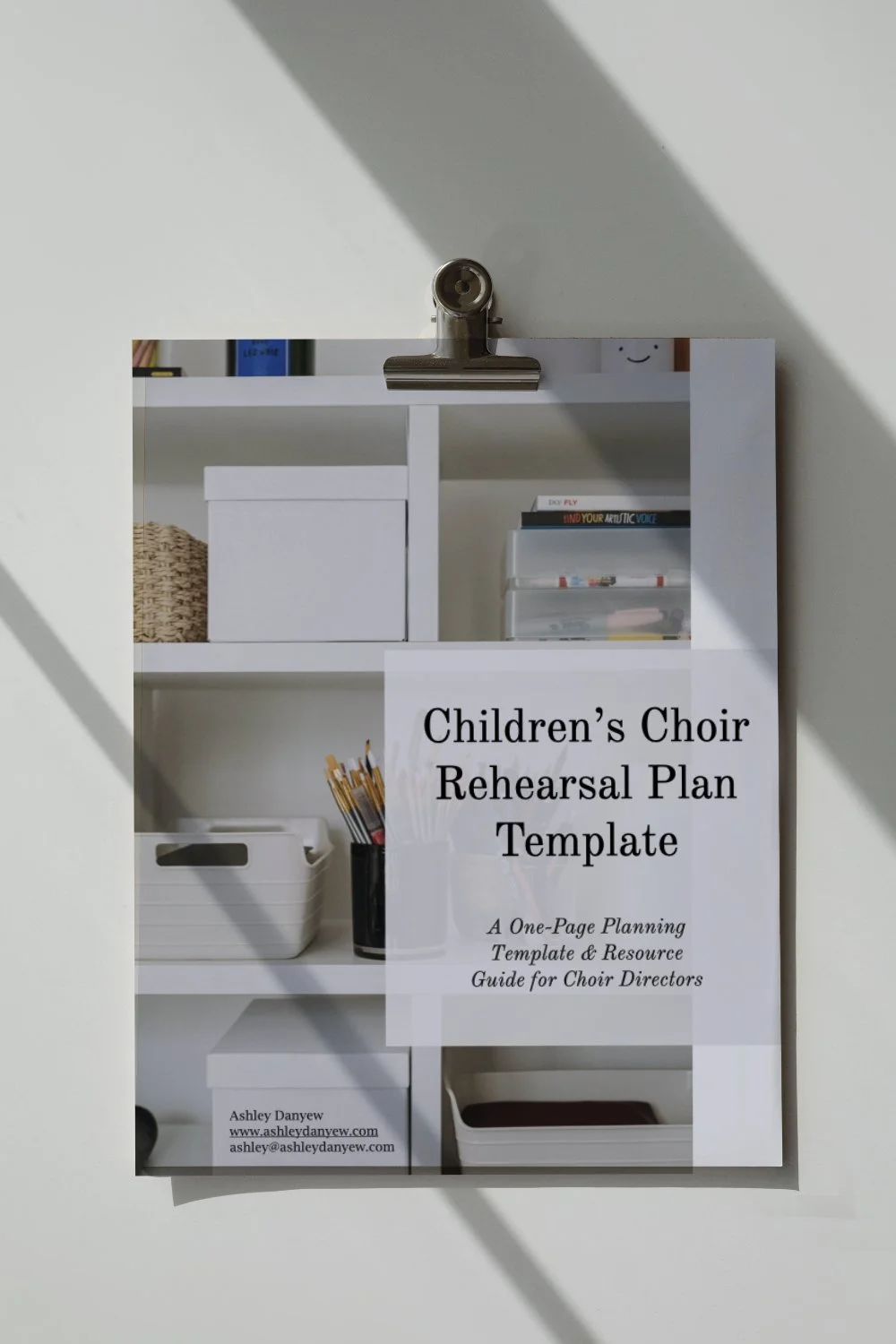 Children's Choir Rehearsal Plan Template | Ashley Danyew