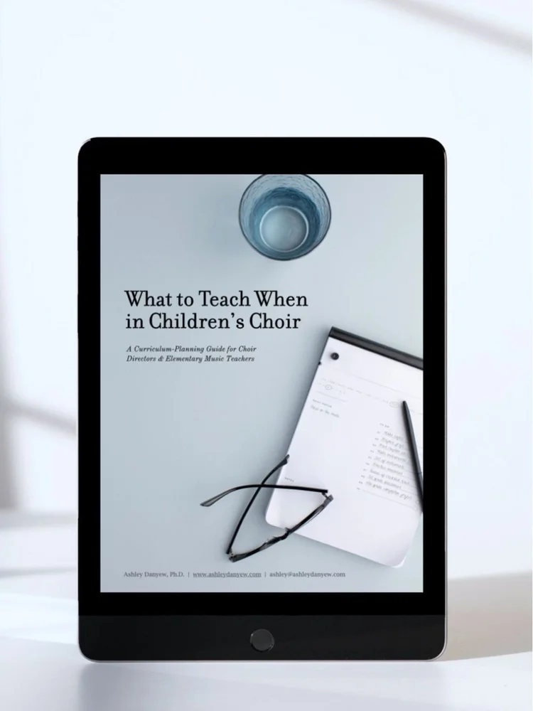 6 Singable Collections for Preschool Choirs | Ashley Danyew