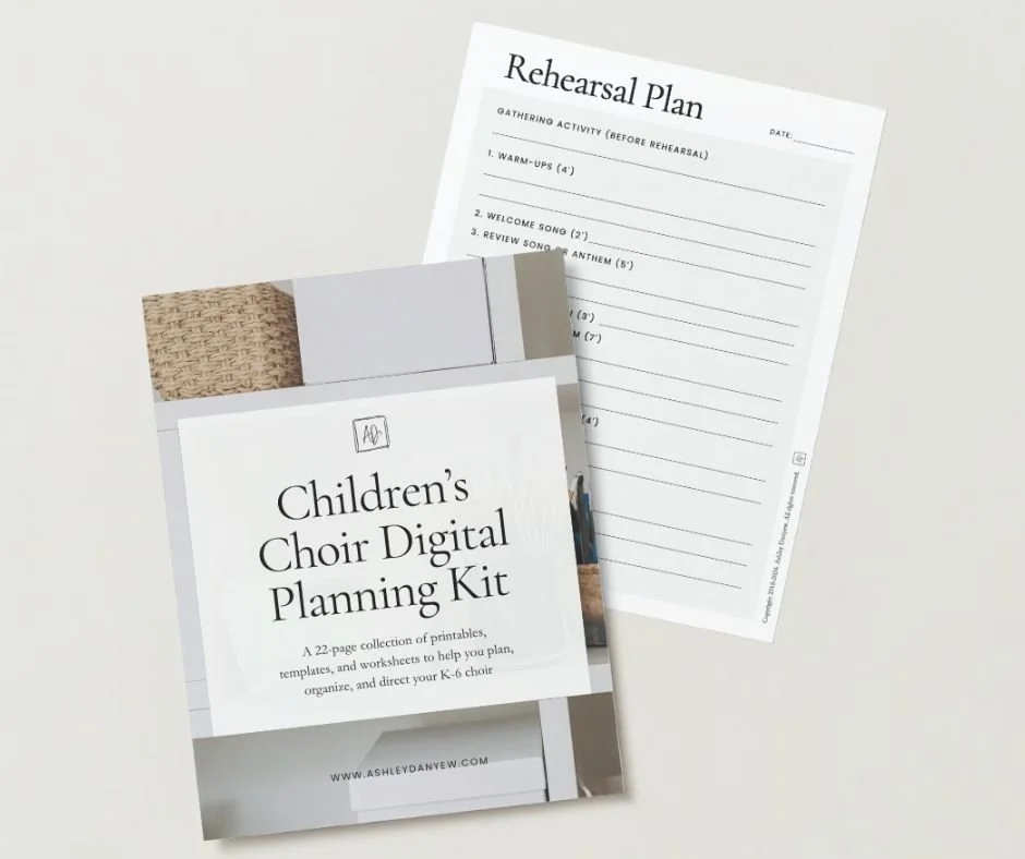 Children's Choir Digital Planning Kit | Ashley Danyew