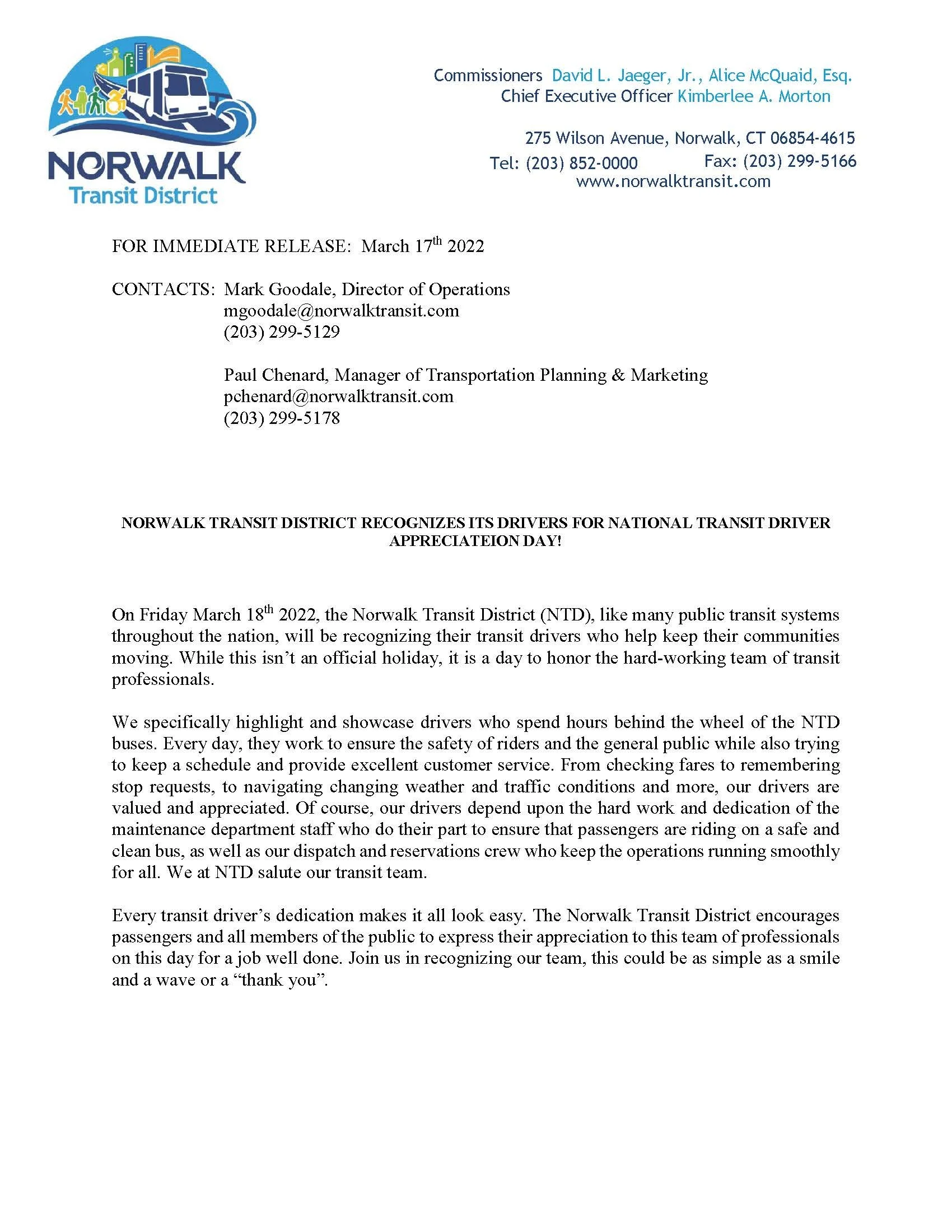 Norwalk Transit District