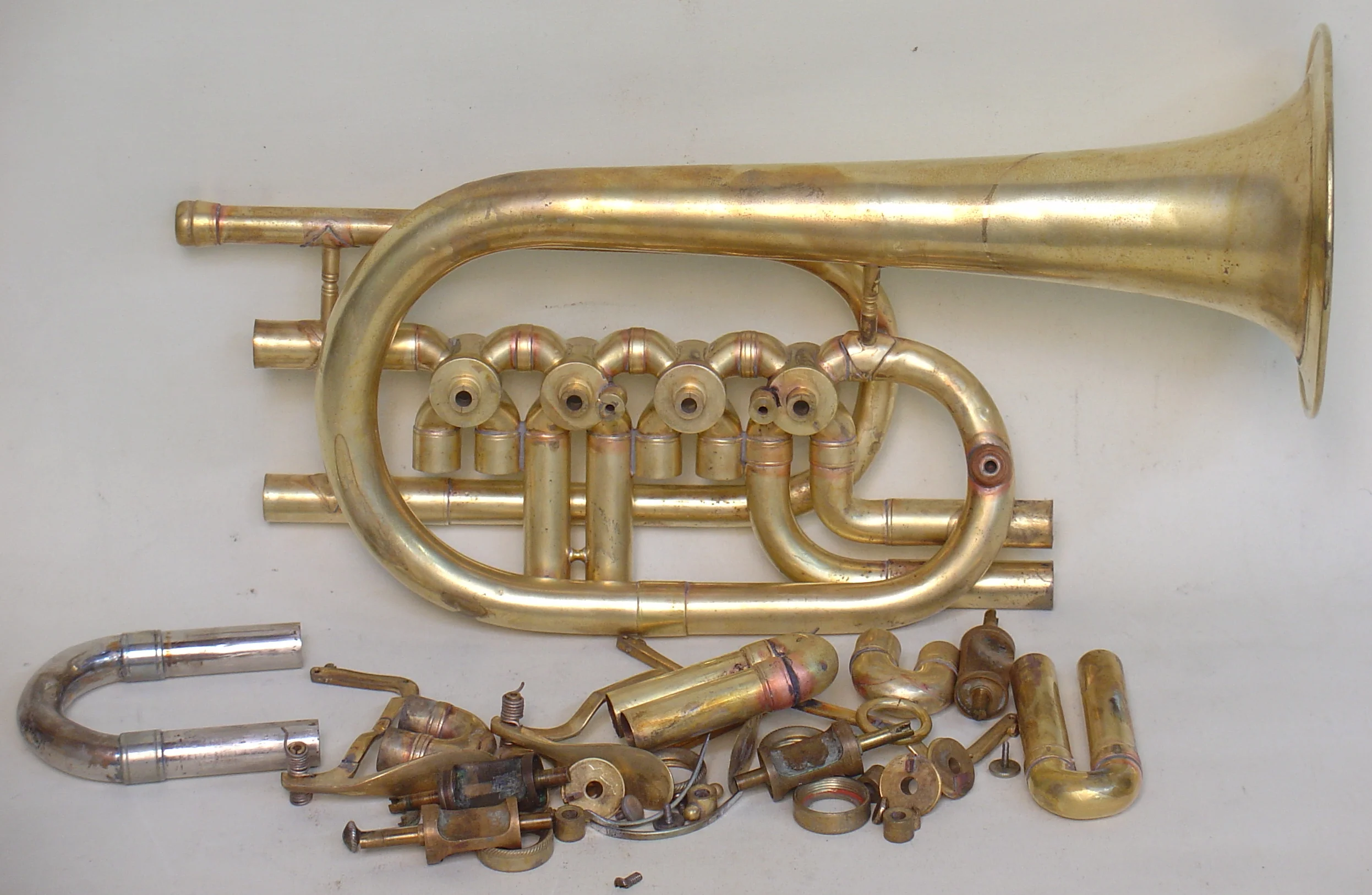 Unsigned Allen Valve Cornet — Robb Stewart Brass Instruments