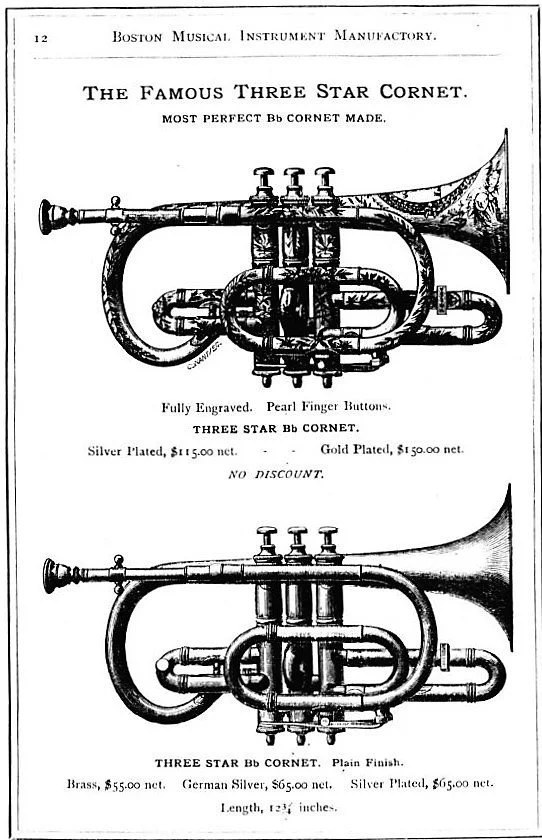 Boston Three Star, Earliest — Robb Stewart Brass Instruments
