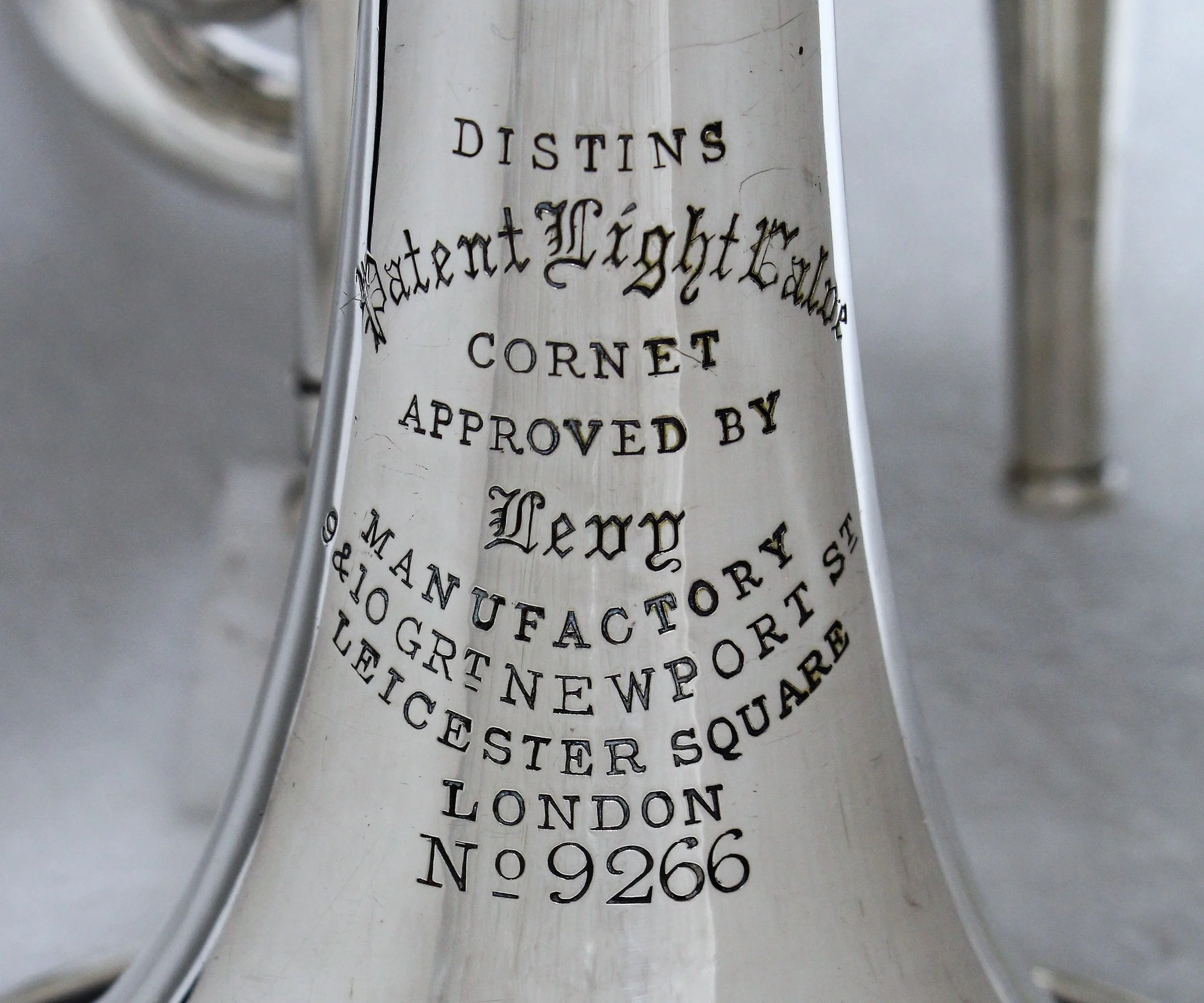 Distin, London Cornet — Robb Stewart Brass Instruments