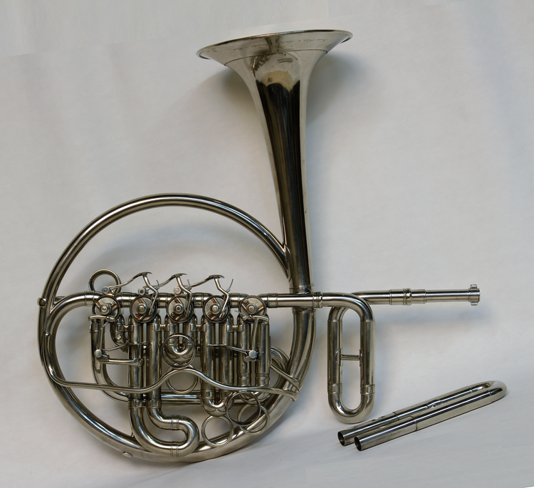 Fiske 5 Valve Circular Cornet — Robb Stewart Brass Instruments