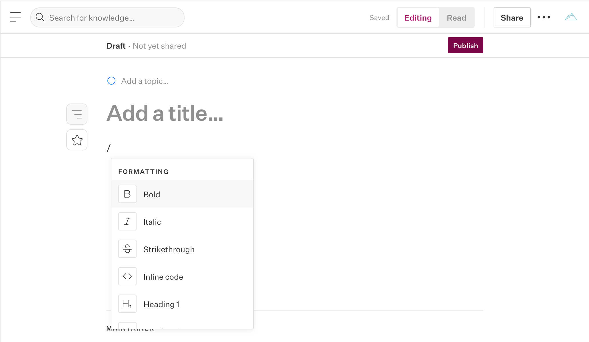 Simplify Your Knowledge Management System with Slab — Peak Proposals