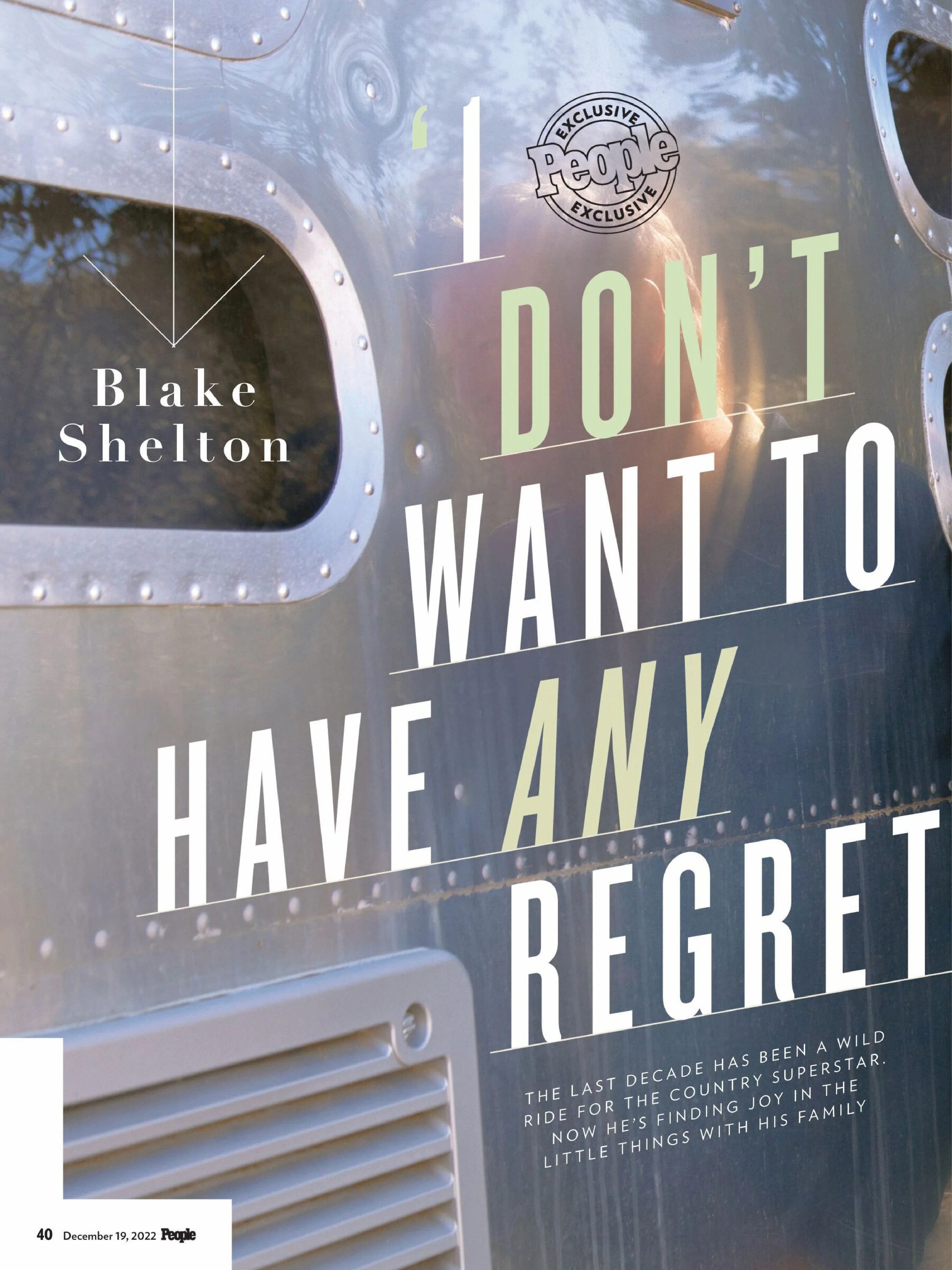 Blake: People Magazine — Shefani Archive