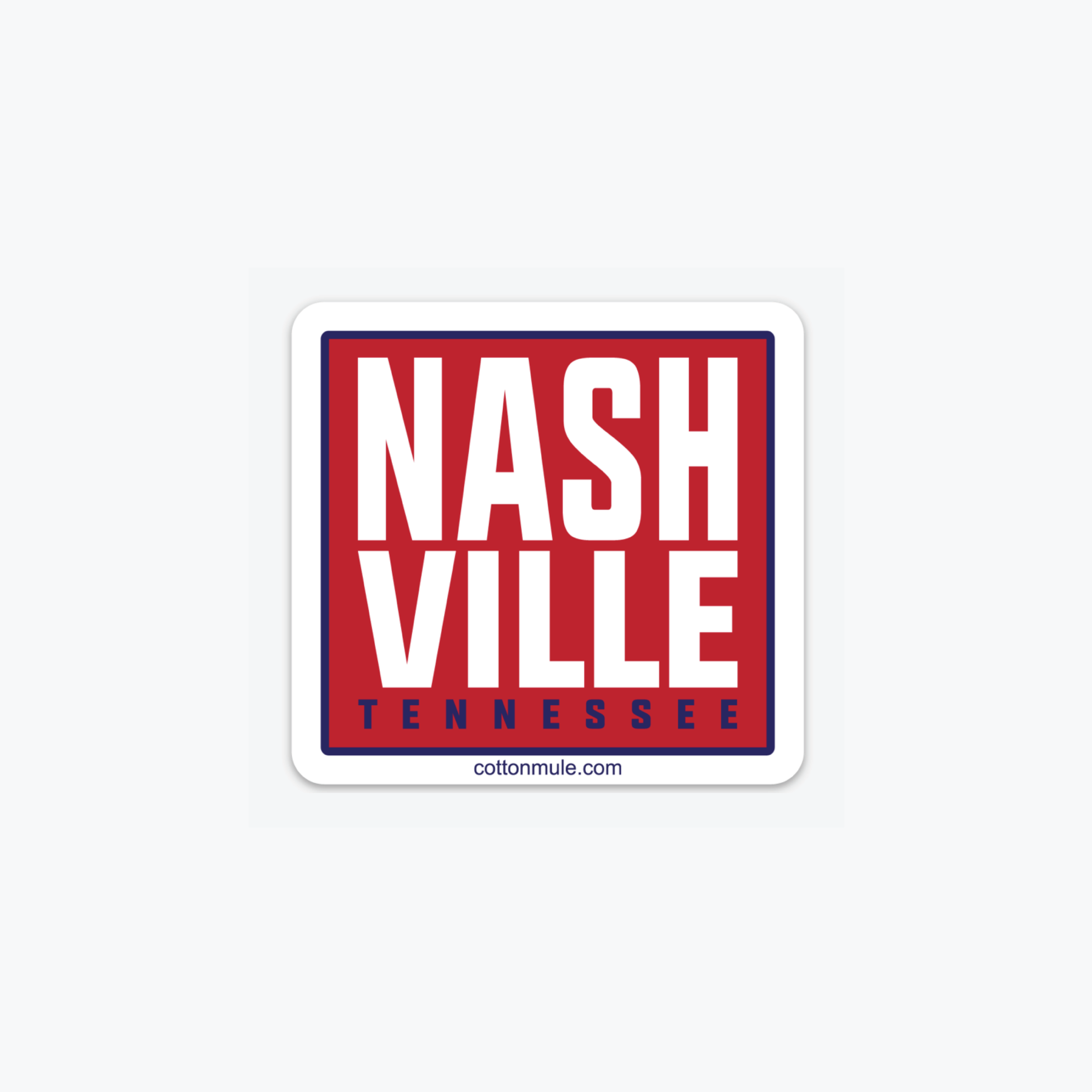 Nashville 80's Sticker - Cotton Mule | Shop Authentic Cotton Mule Hats ...