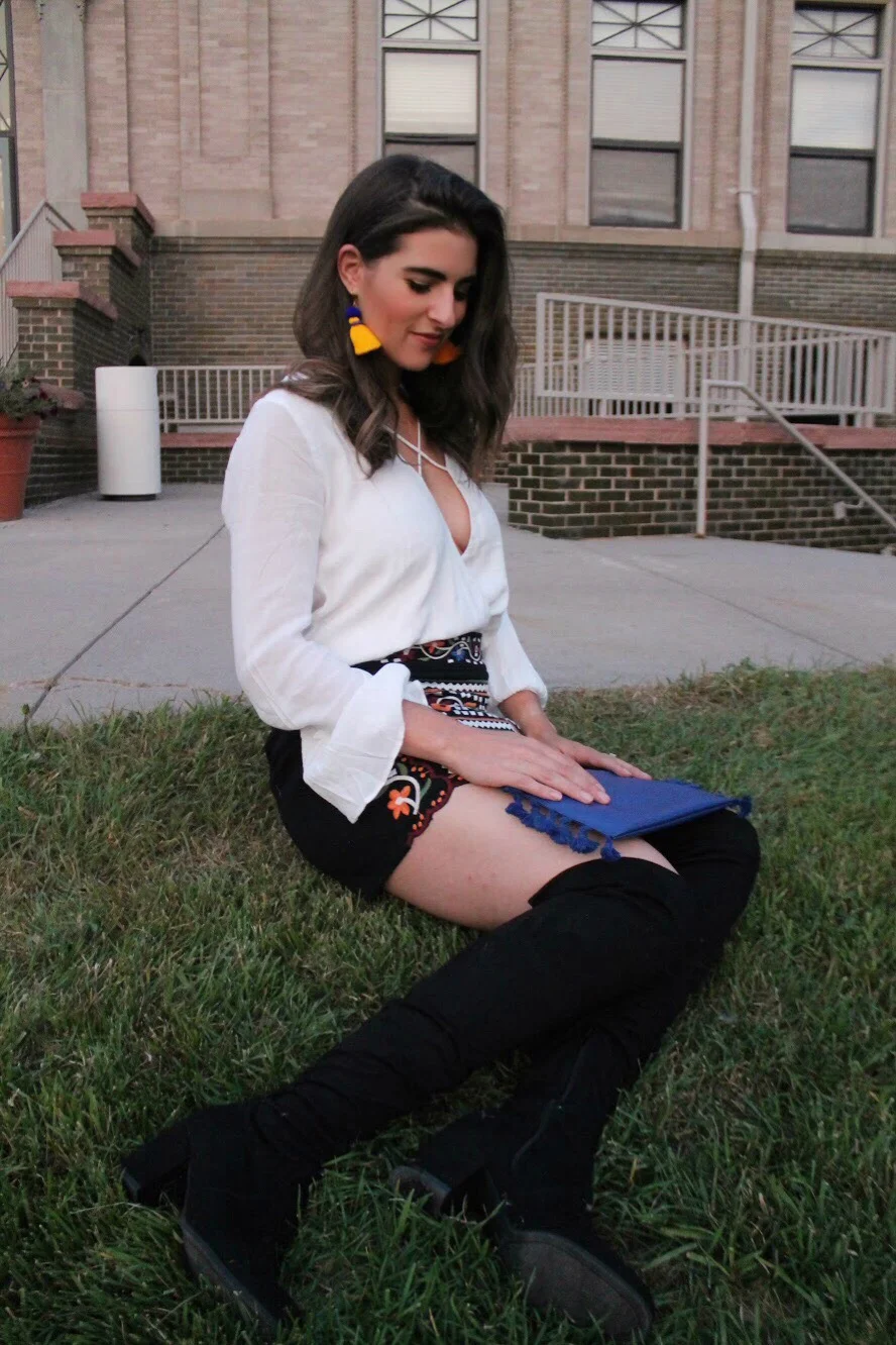 Embroidered Mini — Denv.Her.