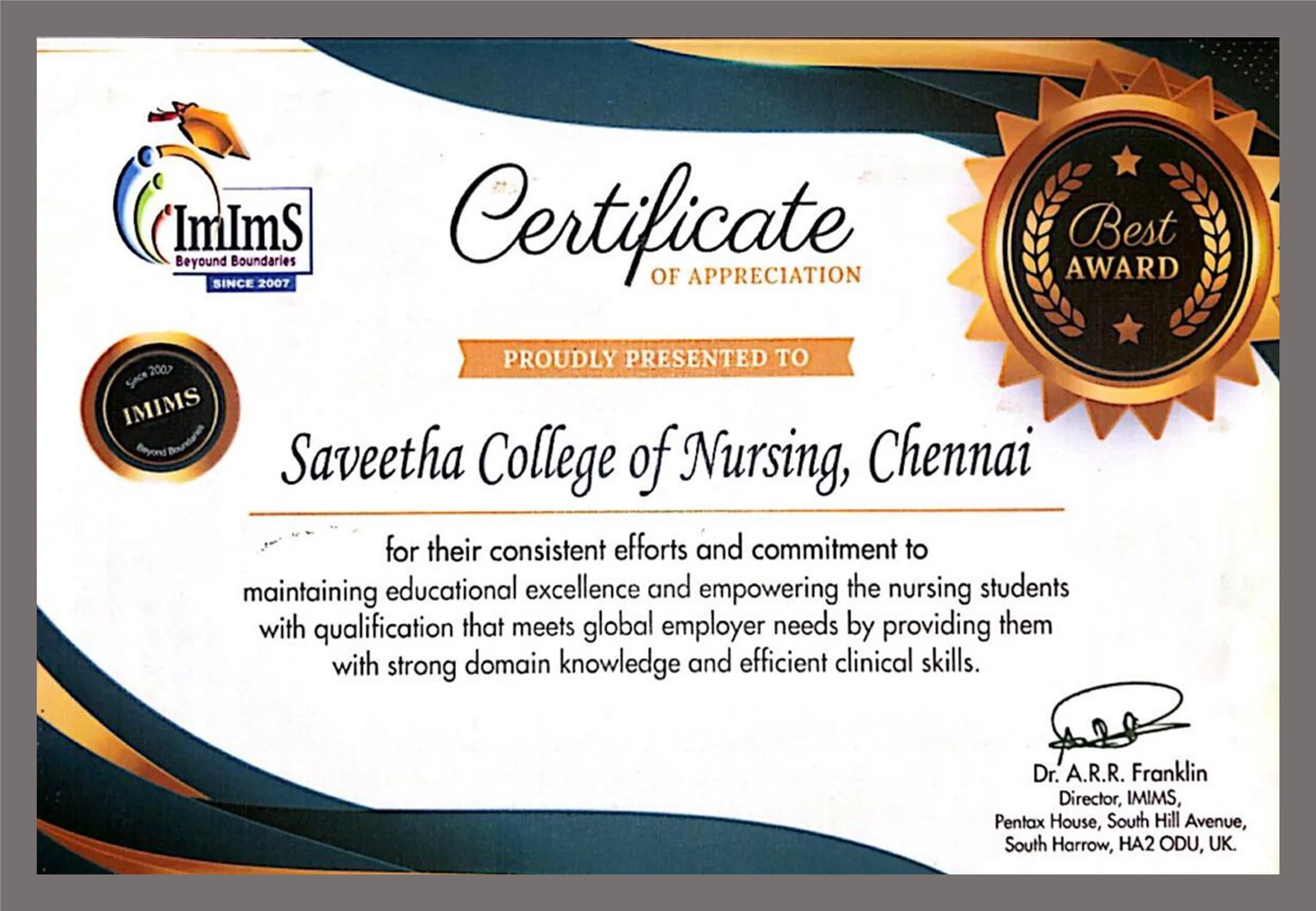 Saveetha College of Nursing