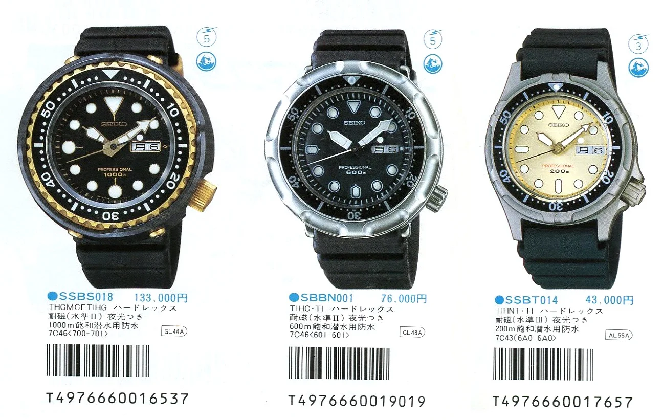 Seiko Case Material Codes — Plus9Time