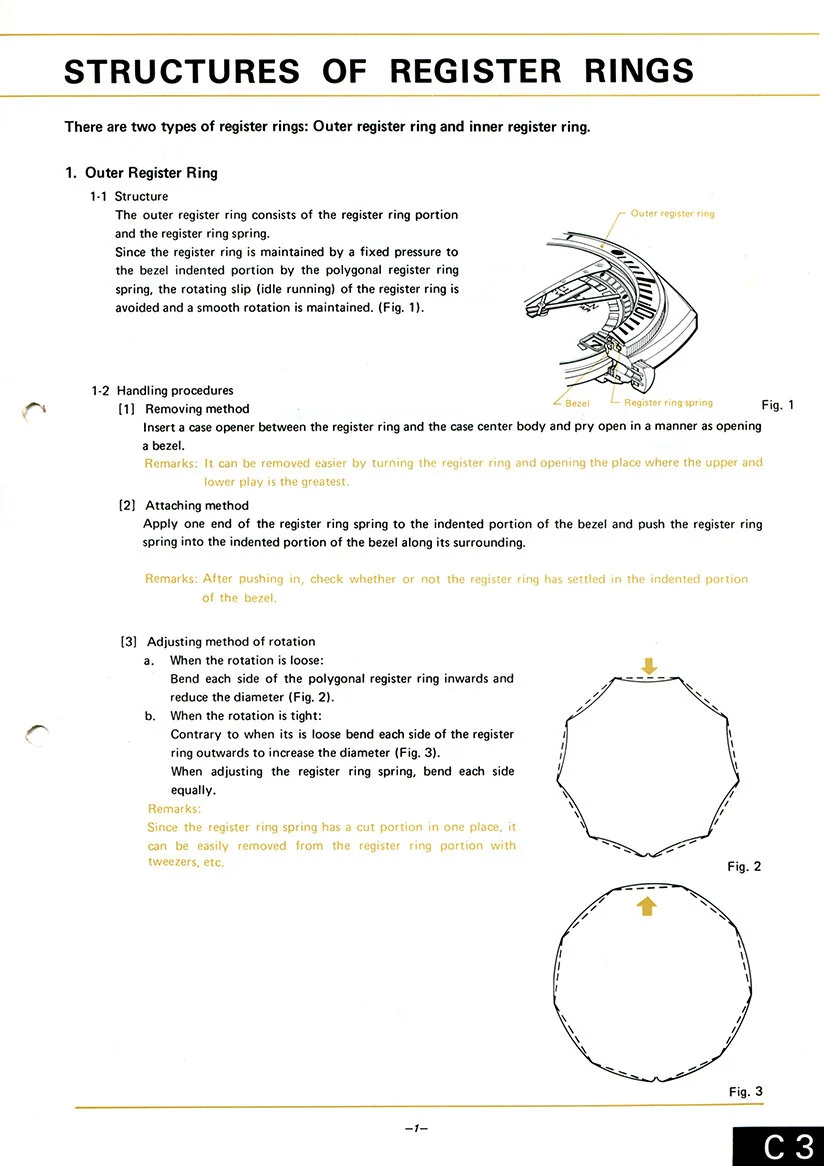 Citizen Technical Information Manual - Mid 1970’s — Plus9Time