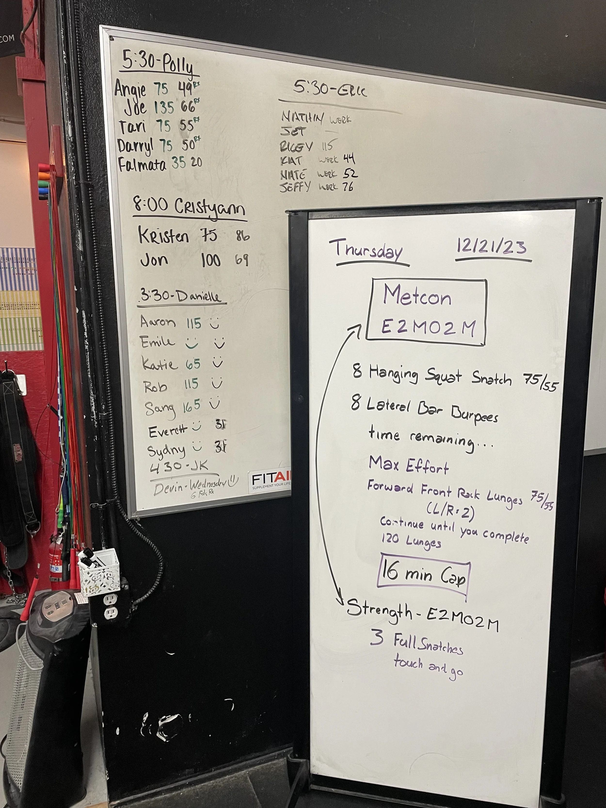 Thursday snatch — Imperial CrossFit