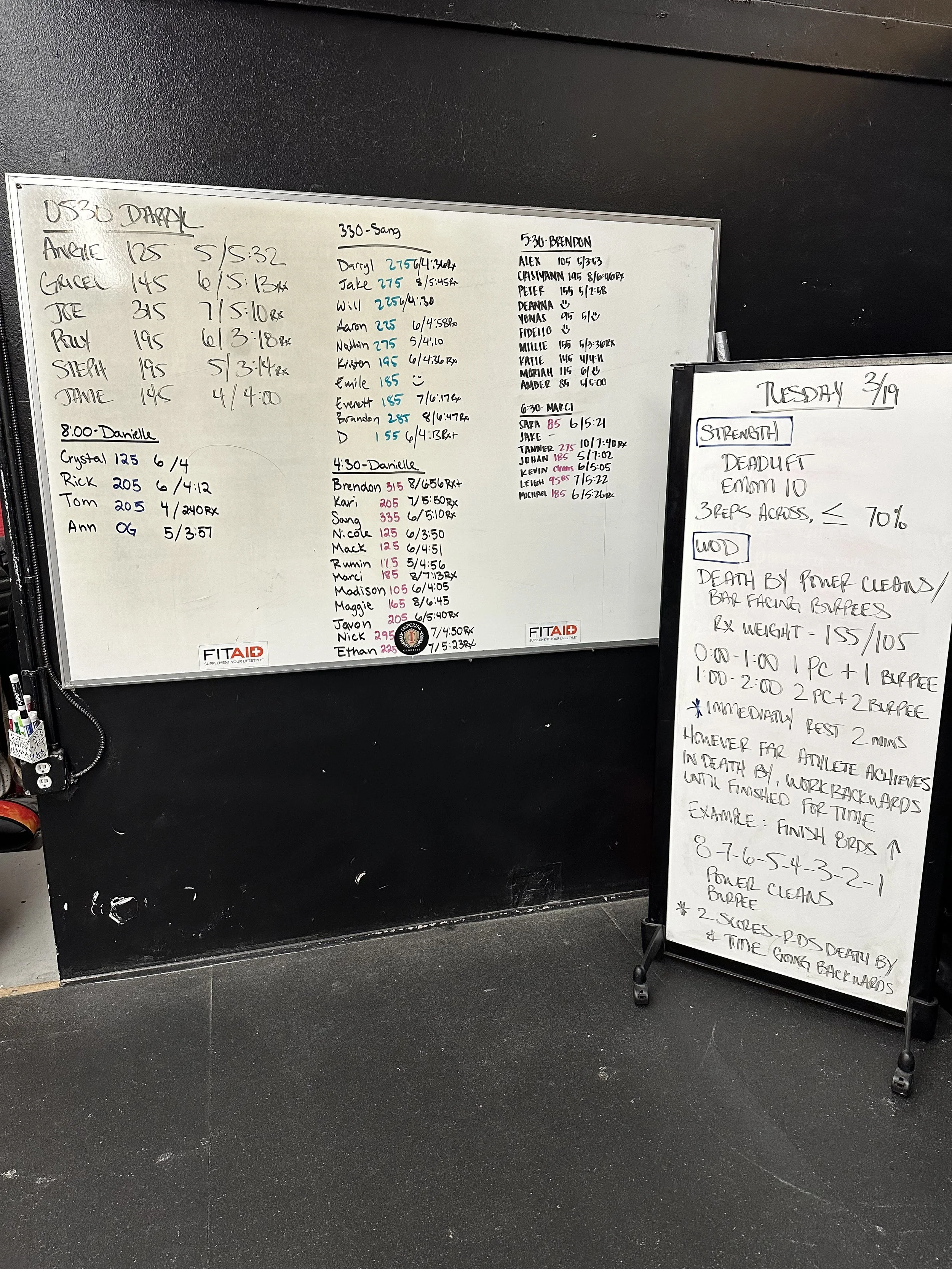 Death by Cleans & Burpees — Imperial CrossFit