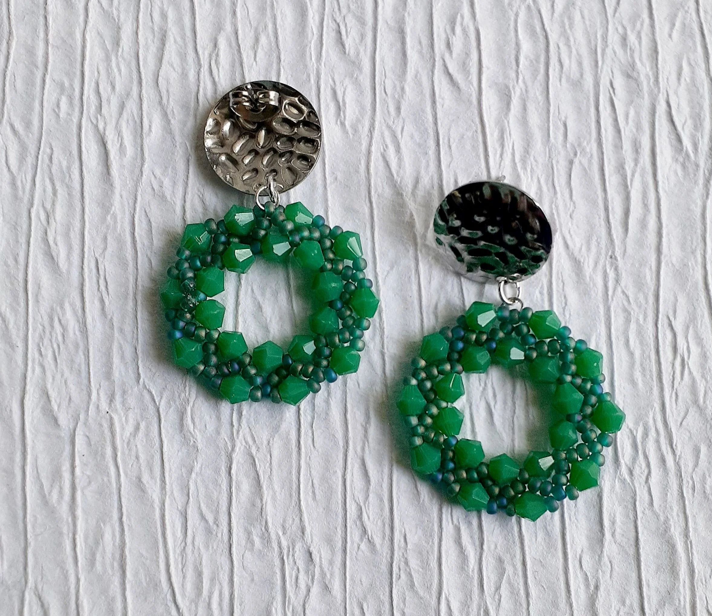 Beaded Hoop Earrings For Women