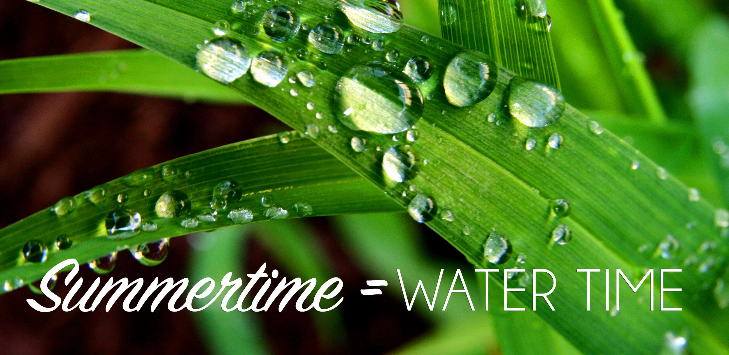 Summertime = water time! — Hall | Stewart Lawn & Landscape